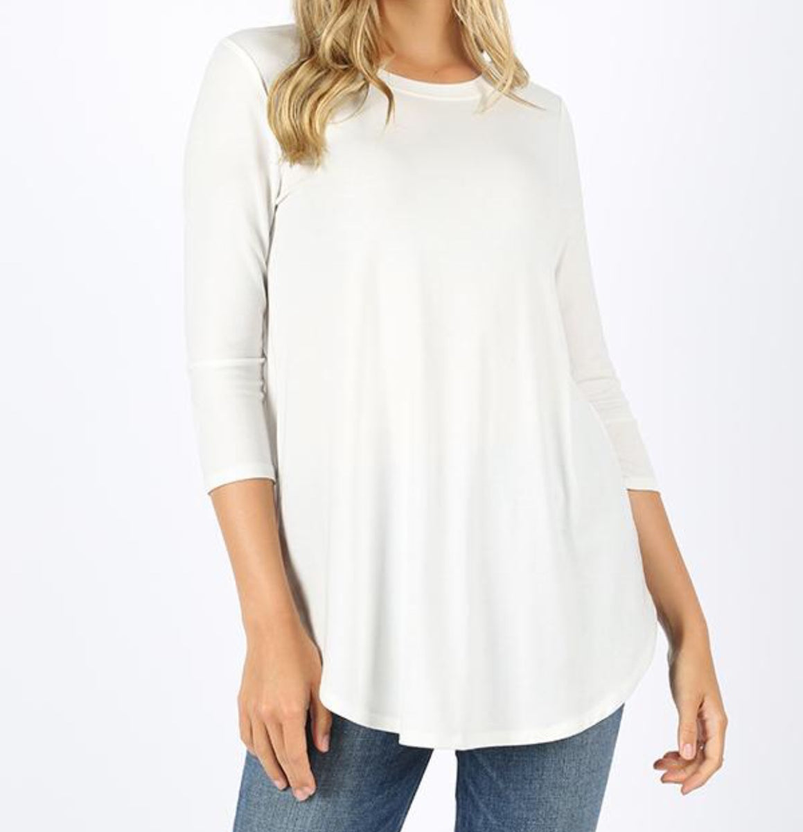 Basic 3/4 Sleeve top – Sweet Classy Lass